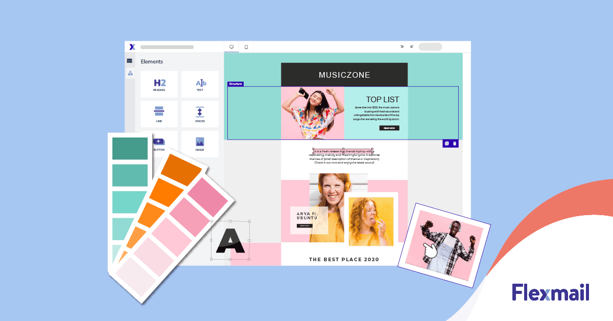 How to start with a new email template | Flexmail