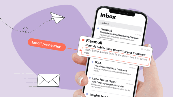 Wat is een e-mail preheader? | Flexmail