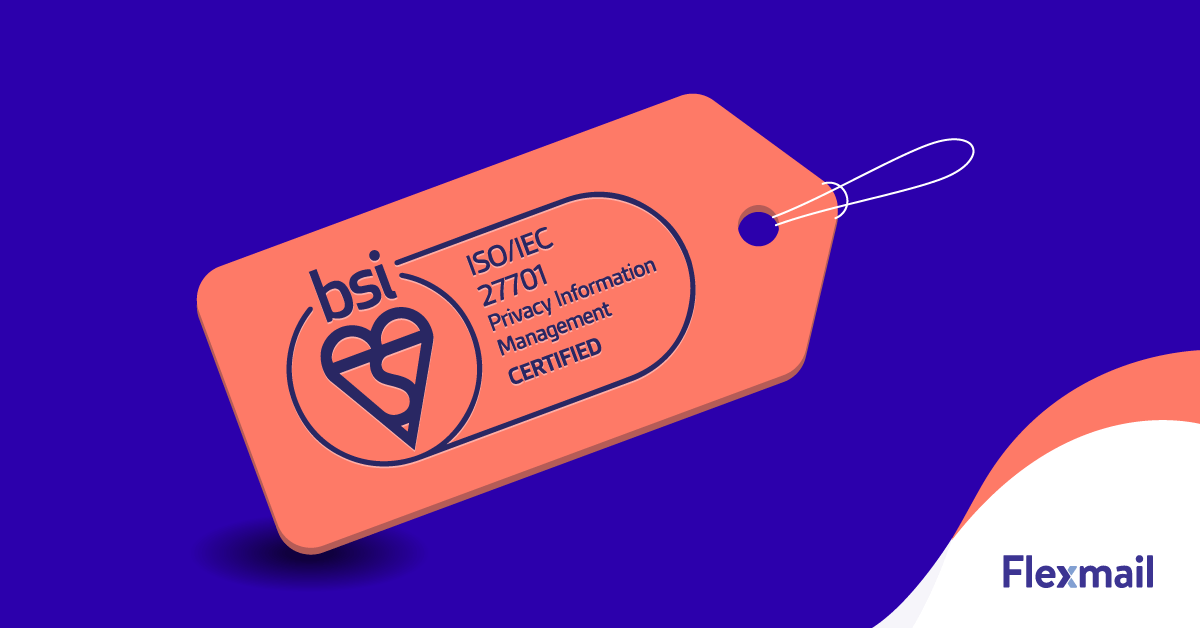 Flexmail behaalt het ISO 27701-certificaat | Flexmail