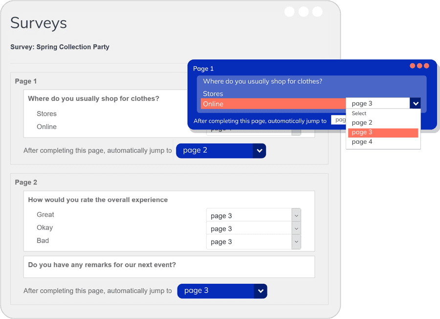 Build your own forms and online surveys - Flexmail