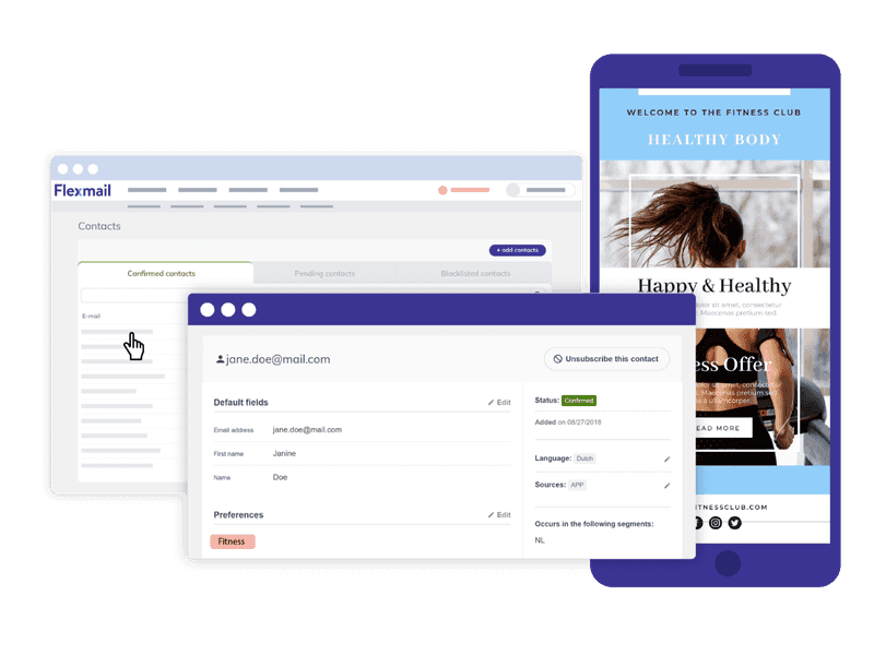Belgian e-mail marketing software - Flexmail