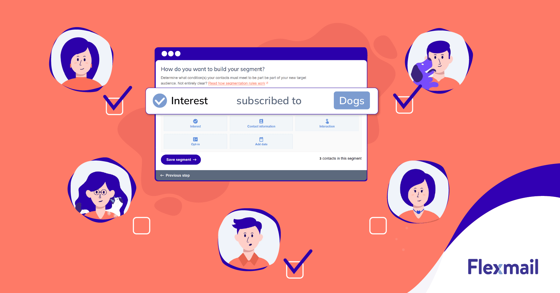 Create dynamic audiences with the new Flexmail segmentation | Flexmail