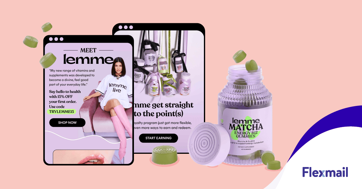 Email marketing, learning from Kourtney Kardashian’s brand Lemme | Flexmail